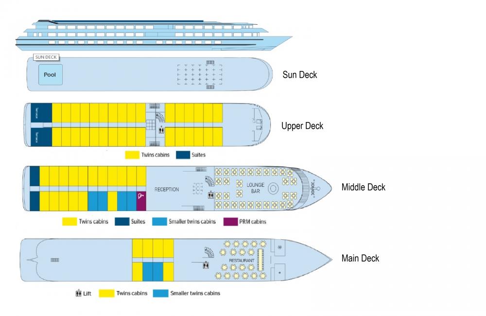 The MS Amalia Rodrigues cruises on the Douro.