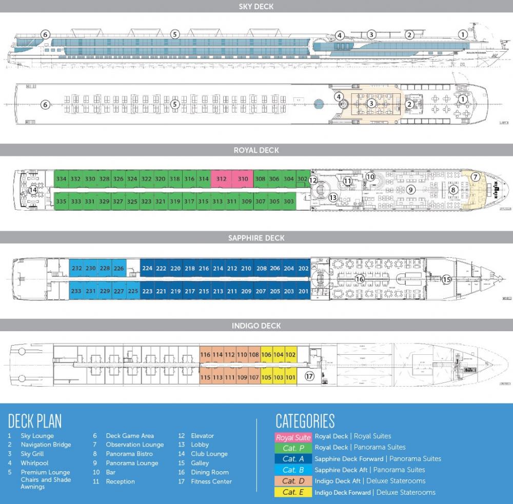 Avalon View - 164 - Passenger European river cruise ship